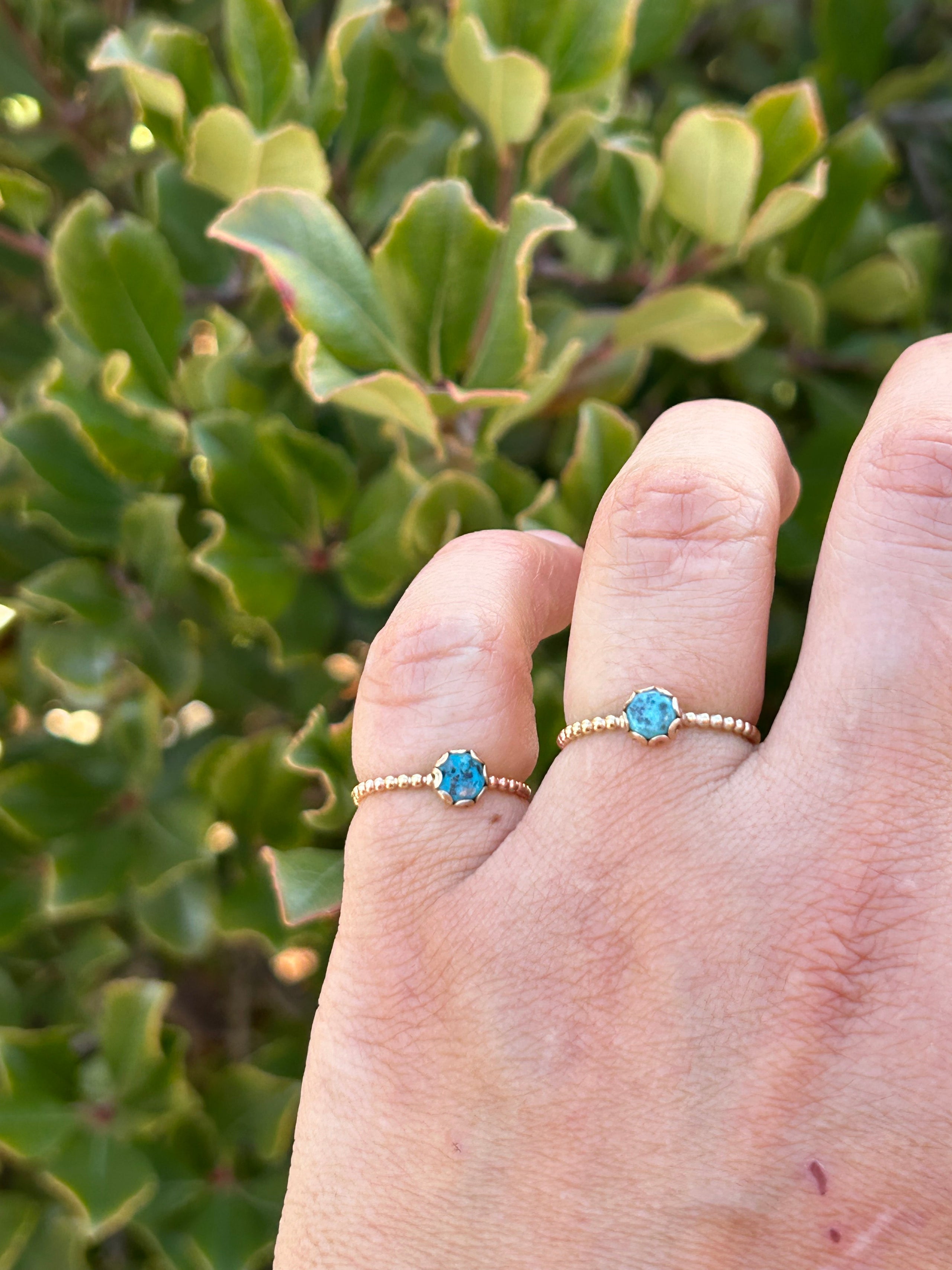 5mm turquoise ring GFBW | Anka Jewelry Designs