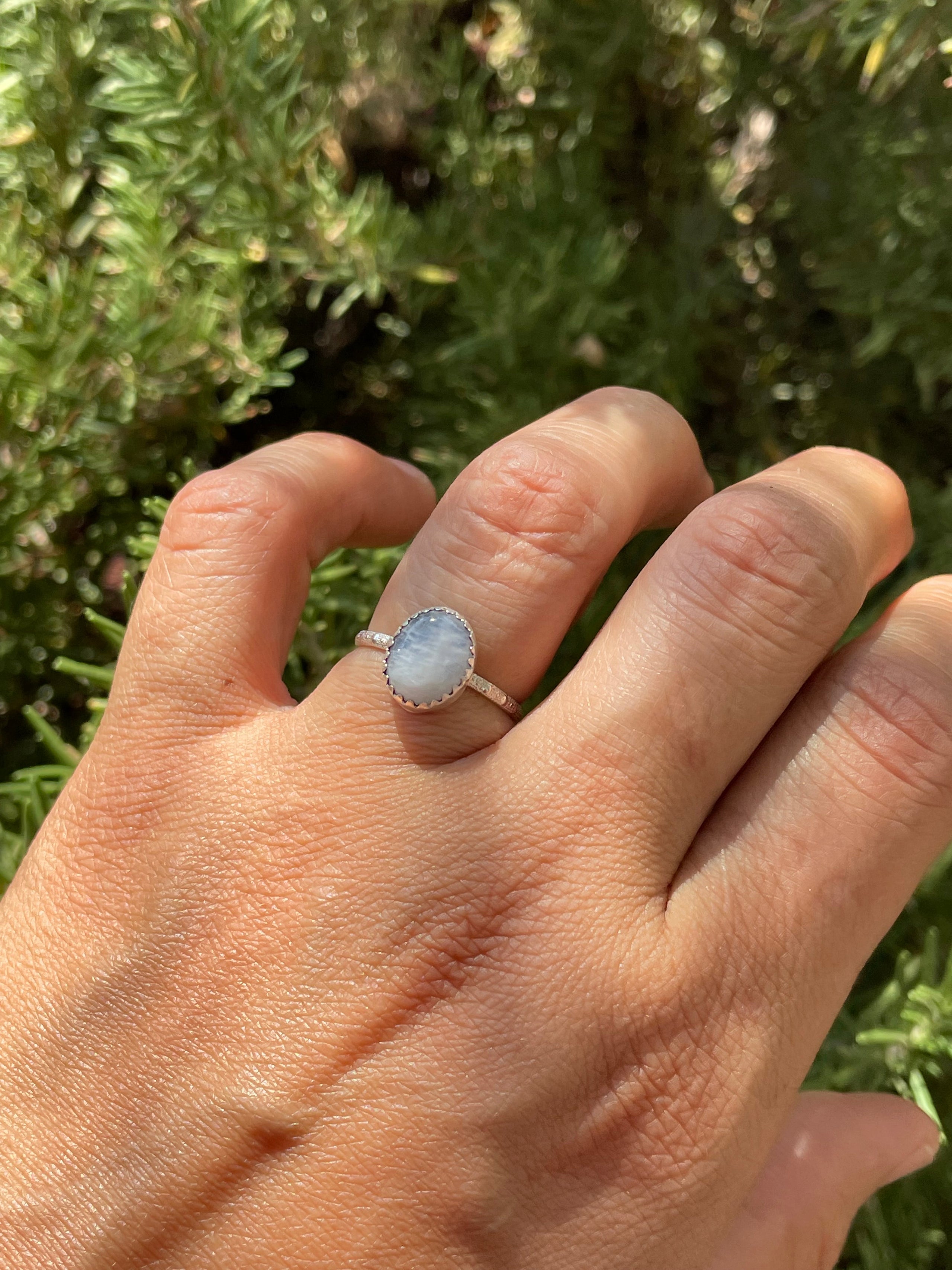 Custom moonstone ring | Anka Jewelry Designs