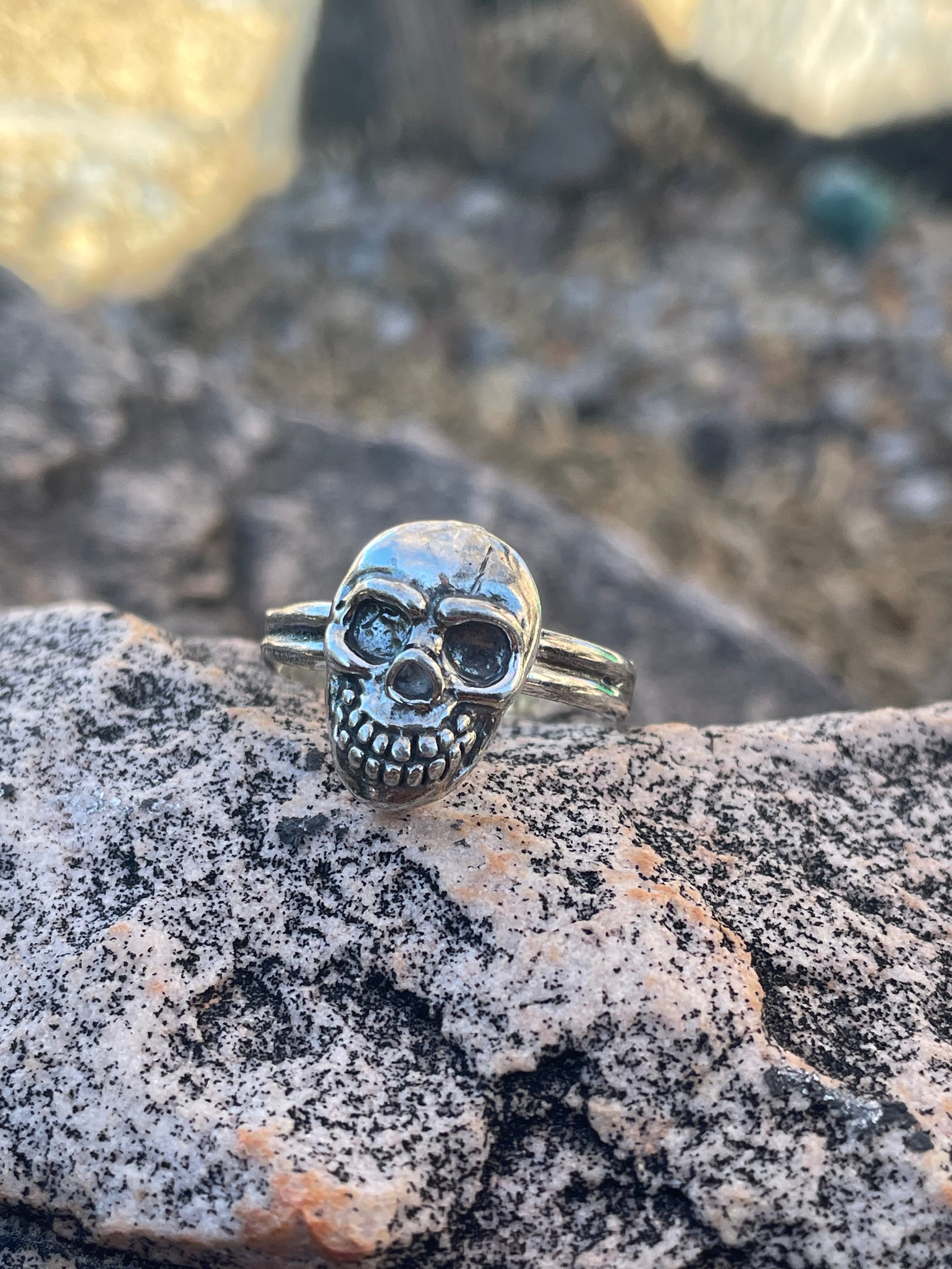 Cast skull ring | Anka Jewelry Designs